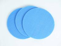 China Soft Blue Sponge Sanding Block, Wet Dry Dual Use Abrasive Sponge Sandpaper for Wood Metal Polishing for sale