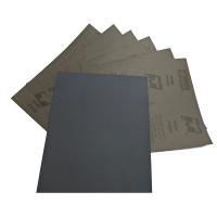 China Wet Dry 230*280mm Black Silicon Carbide Sandpaper sheet for Hand Sanding for sale