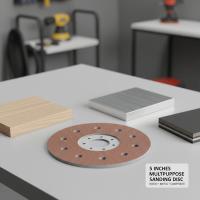 China 5 Inches Multipurpose Sanding Disc Provides Versatile Sanding Performance for Wood Metal and Composite Surface Treatments for sale