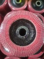 China Full Coverage Ceramic Abrasive Flap Wheel Durable Sanding Disc for Angle Grinder for sale
