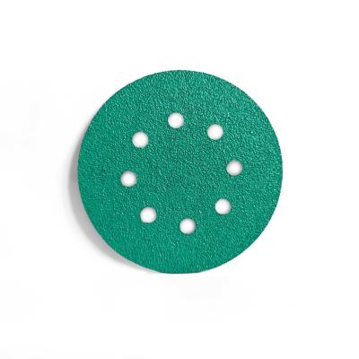 China REACH Compliant Zirconia Alumina Fiber Disc 125mm P60 Grit Close Coated for Metal Deburring Grinding for sale