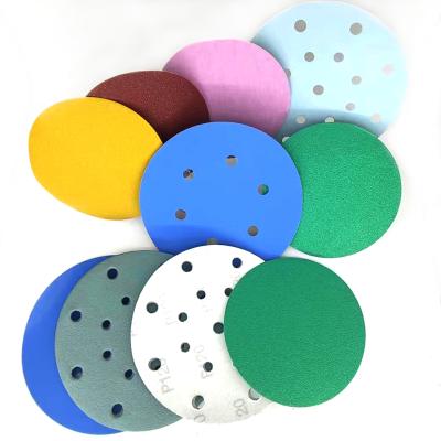 China OEM Full Range Mixed Grit Fiber Sanding Disc Kit 115mm P24 P120 Custom Brand 50 Pcs Assortment for sale