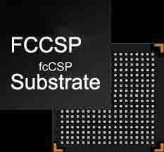 China BT FCCSP Package Substrate 3x3mm 0.3mm Thickness 25µm Line Width For Flip Chip Assembly for sale