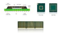 China BT FCCSP Package Substrate 3x3mm 0.3mm Thickness Green Soldermask for Flip-Chip Assembly for sale