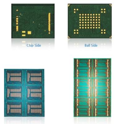 China Soft Gold MCP CSP Package Substrate BT FR4 0.1-0.4mm Finished Thickness for sale