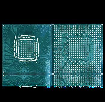 China FCCSP Package Substrate Manufacturing - 1 mil Line Width, 0.3mm Thickness, 1-6 Layer Custom IC Packaging for sale