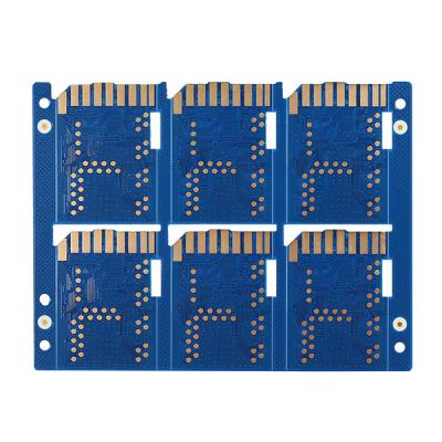 China 0.15mm Gold Finger SD Card IC Substrate PCB - 10/10μm Line Width, 0.2mm Thickness for Memory Electronics for sale