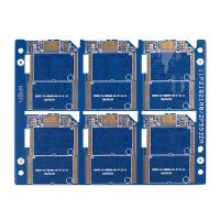China 0.15mm Gold Finger SD Card IC Substrate PCB - 10/10μm Line Width, 0.2mm Thickness for Memory Electronics for sale