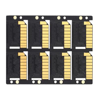 China 4L SD Card Memory Substrate - 0.18mm Thickness, 1-6 Layers, 25μm Line Width for IC Packaging for sale