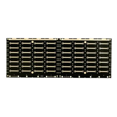 China 0.12mm Ultra-Thin Rigid PCB with 10/10μm Line Width & 12μm Copper - 2 Layer FR4 Circuit Board for sale