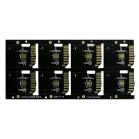 China Hard Golden Finger SD Card PCB with 25μm Line Width and 0.1-0.4mm FR4 Thickness for Memory Card Applications for sale