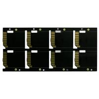 China Hard Golden Finger SD Card PCB with 25μm Line Width and 0.1-0.4mm FR4 Thickness for Memory Card Applications for sale