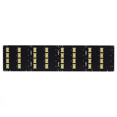 China Custom Black Memory IC Substrate for Memory Cards - 0.18mm Thickness, 12μm Copper, 2 Layer Design for sale