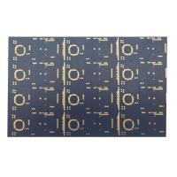 China Bright Gold 0.2mm Multilayer IC Substrate with 25μm Line Width and 0.3mm Thickness for Semiconductor Packaging for sale
