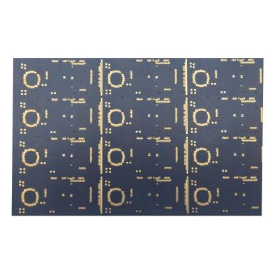 China Bright Gold 0.2mm Multilayer IC Substrate with 25μm Line Width and 0.3mm Thickness for Semiconductor Packaging for sale