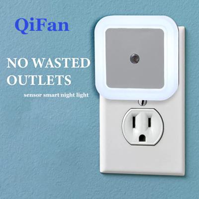 China ABS 62mm Smart LED Night Light Cool White For Bedroom Toilet for sale