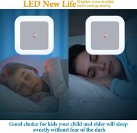 China ABS 62mm Smart LED Night Light Cool White For Bedroom Toilet for sale