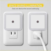 China ABS 62mm Smart LED Night Light Cool White For Bedroom Toilet for sale