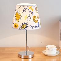 China TL 01 Fabric Shade 380mm Bedside Table Lamp For Living Room for sale