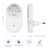 China 2pcs Rgb Atmosphere Mini Led Light 100mm Colorful Night Light for sale