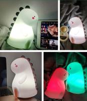 China Soft Silicone LED Night Light 306g Touch Sensor Night Lamp For Toddler Girls for sale