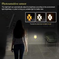 China 4LEDs Night Light Socket Induction Night Light For Children Room for sale