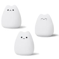 China 7 Colors Eco Friendly 0.3W Silicone LED Night Light For Christmas Gifts for sale