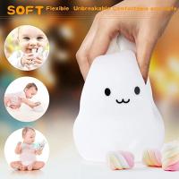 China 0.8W 3000k Bunny Silicone LED Night Light For Easter Gift Nursery for sale