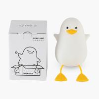 China Phone Holder Silicone Led Duck Night Light For Warm Bedside Lamp for sale
