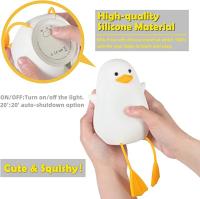 China Phone Holder Silicone Led Duck Night Light For Warm Bedside Lamp for sale