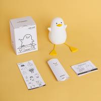 China Phone Holder Silicone Led Duck Night Light For Warm Bedside Lamp for sale