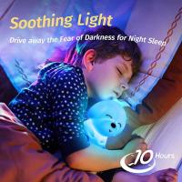 China DC5V 16 Color Red Night Light Silicone Baby Puppy Night Light For Children Gifts for sale
