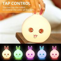 China Cord Free Colorful Silicone LED Night Light For Outdoor Camping for sale