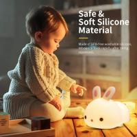China CE 0.45W 16 Colors Touch Remote Warm White Night Light For Girls for sale