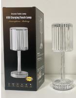 China LED Crystal Table Lamp 600g Touch Sensor Night Light For Nightstand for sale