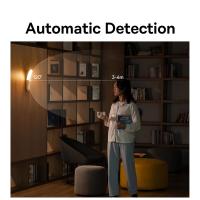 China ABS Magnetic Body Induction Night Light PC USB Led Motion Night Light for sale