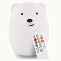 China Gifts DC5V Remote Control Silicone LED Night Light 700mAh Portable Night Lights for sale
