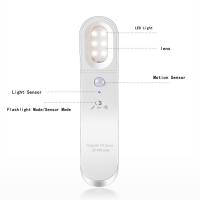 China 1W Induction Night Light Built In USB Rechargeable Night Lamp With Motion Sensor for sale