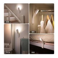China 1W Induction Night Light Built In USB Rechargeable Night Lamp With Motion Sensor for sale