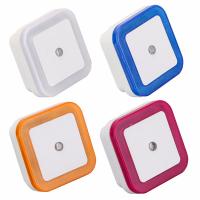China 0.02A  EU Wall Night Lamp Energy Saving Sensor Night Light For Baby Room for sale