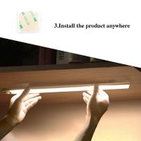 China 3 Colors Wardrobe Induction Night Light 6000K CE Under Cabinet Lighting for sale