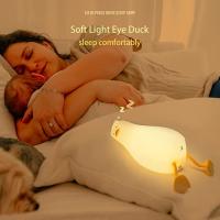 China DC5V Lying Flat Duck 1W Mood Night Light For Bedside Desk Lamp for sale