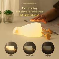 China DC5V Lying Flat Duck 1W Mood Night Light For Bedside Desk Lamp for sale