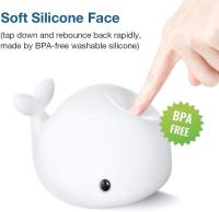 China Multicolor Rechargeable 800mAh Silicone LED Night Light For Decorative Room for sale