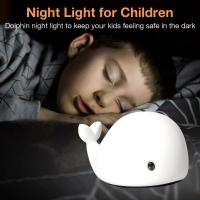 China Multicolor Rechargeable 800mAh Silicone LED Night Light For Decorative Room for sale