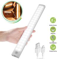 China 450MAH 7.2W Motion Sensor Wireless LED Night Lights For Bedroom Staircase for sale