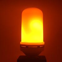 China PC 4 Modes 265VAC Garden Led Flame Light Bulbs 1500K Flame Effect Light Bulb for sale