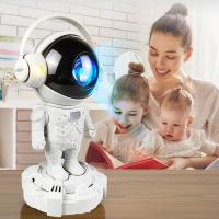 China Decoration Led Star Galaxy 15cm Astronaut Projector Lamp for sale
