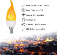 China Halloween  E14 Simulated Fire Light Bulb Candelabra Night Light for sale