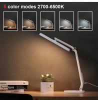 China 120mm Led White Desk Lamp Cantilever Folding Study Table Light For Children for sale